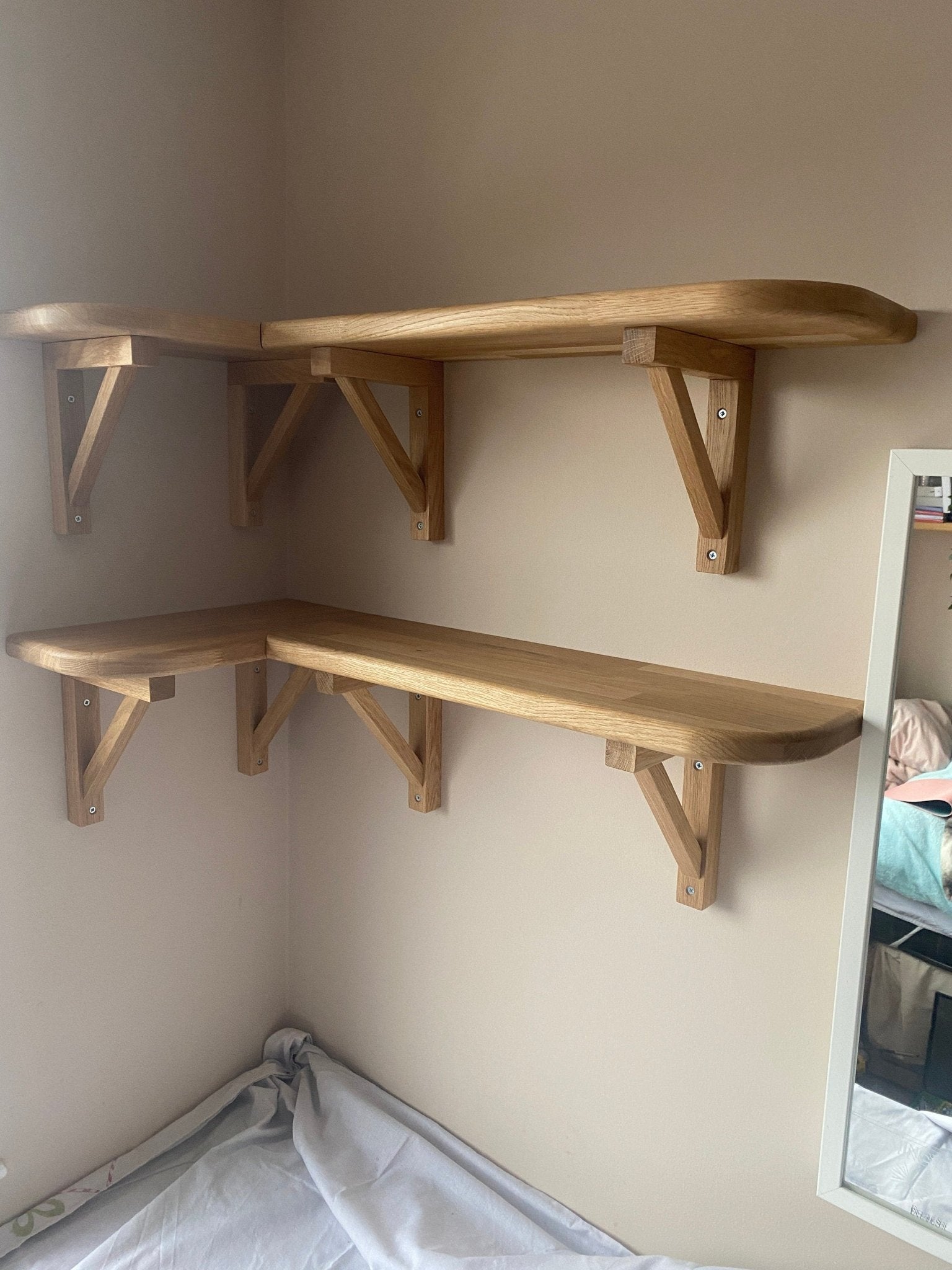 Oak Shelf Brackets – Hillside Furniture